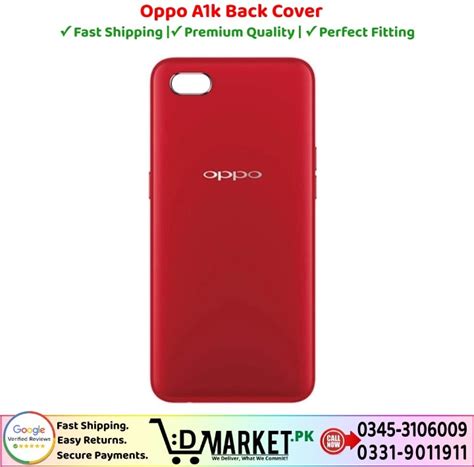 Oppo A1k Back Cover Price In Pakistan DMarket Pk