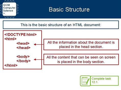 Unit 1 Html Learning Objectives 5 2 3