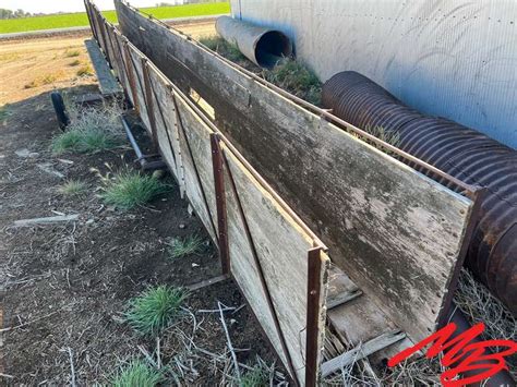 Wooden Sheep Loading Chute Musser Bros Inc