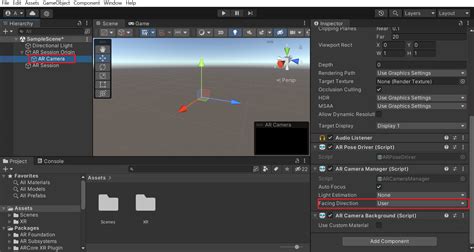 AR Foundation Face Detection