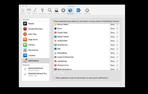 How To Disable App Notifications In Safari On Macosmac