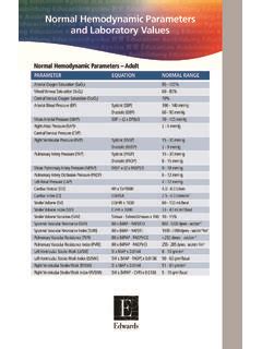 Normal Hemodynamic Parameters and Laboratory … / normal-hemodynamic-parameters-and-laboratory ...