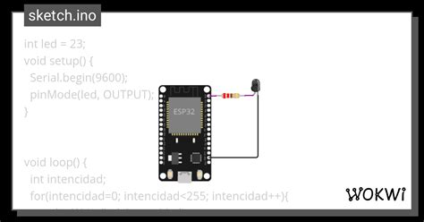 Práctica 12 guia Wokwi ESP32 STM32 Arduino Simulator