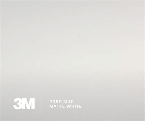 3m 2080 M10 Matte White Car Wrap Folie Wrapsupply