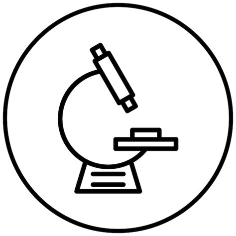 Premium Vector Microscope Vector Icon Illustration Of Pharmacy Iconset