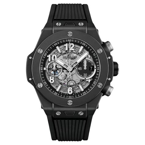 Hublot Big Bang Chronograph Titanium Skeleton Black Dial Watch 421nm