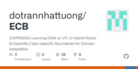 Github Dotrannhattuongecb Cvpr2024 Learning Cnn On Vit A Hybrid