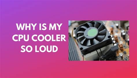 Why Is My CPU Cooler So Loud 4 Easy Fixes That Work