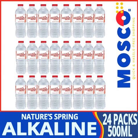 Natures Spring Alkaline Water 24packs X 500ml Lazada Ph