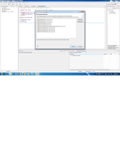 ccs tmdsdsk6713 could not build first example in digital signal
