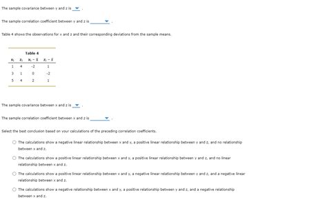 solved 14 measures of association between two variables