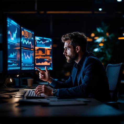 Free Trader Analyzing Markets Image Trader Analyst Financial