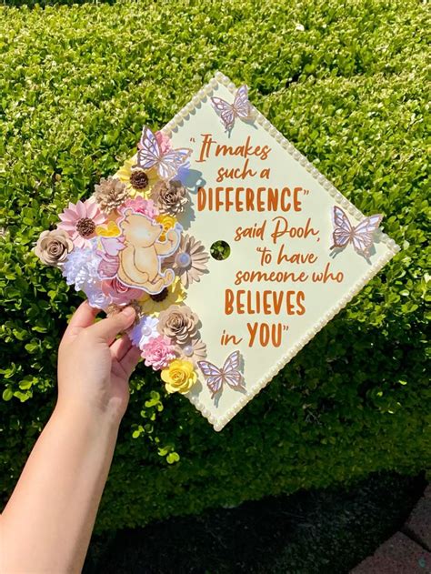 Winnie The Pooh Graduation Cap Graduation Cap Decoration College