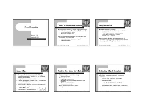 Cross Correlation Lecture Slides Cs 510 Docsity