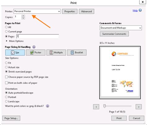 Printing With Smartphone Authentication Thinprint