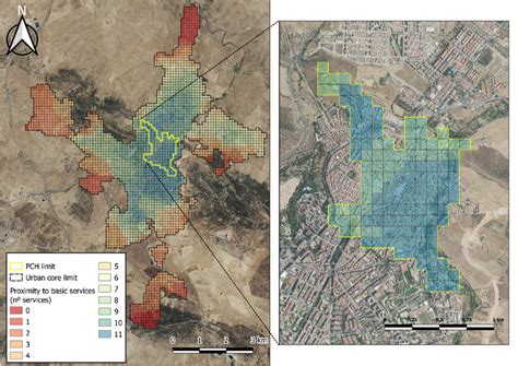 proximity of population to basic services comparison download