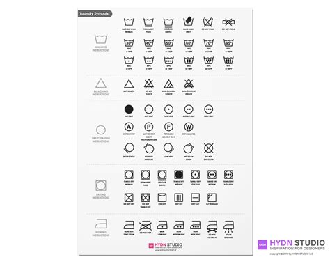 세탁기호 디자인 세탁취급표시 국제표준화기구 Iso 버젼 헤이든스튜디오