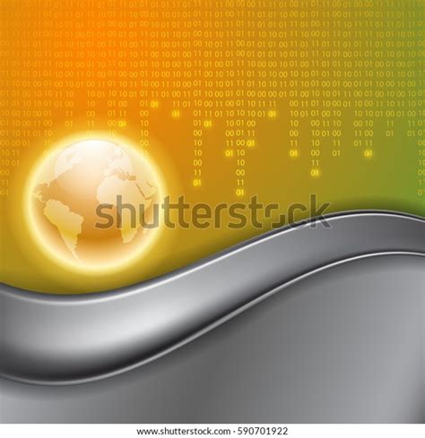 Stream Binary Code Globe Eps10 Vector Stock Vector Royalty Free 590701922 Shutterstock