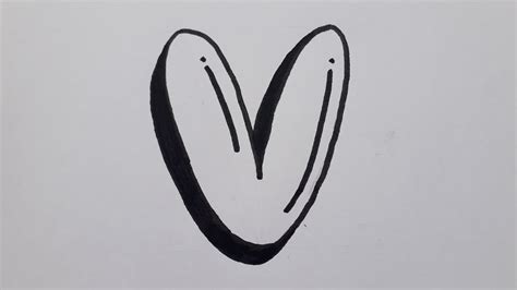 Drawing Graffiti Bubble Letter V Easy How To Draw Capital Letters For