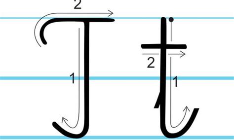 Nauka Pisania Litery T Karty Pracy Dla Przedszkolaków Uczniów Do Druku