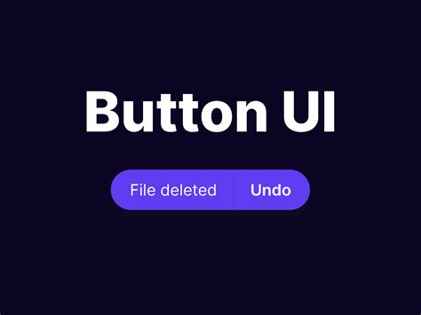 File Deleted Button UI Figma