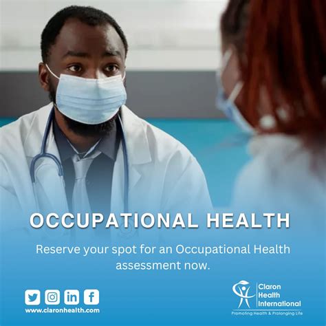 Occupationalhealthsafety Claronhealth Claronhealthinternational