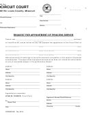 Fillable Affidavit Of Process Server Template Fillable Printable Pdf Download