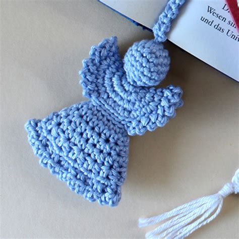 Bookmark Keychain Angel With Heart Crochet Pattern