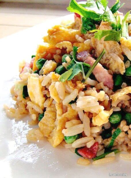Speedy Ham And Egg Fried Rice Lovefoodies