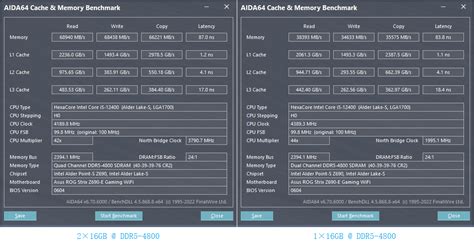 4 2 单双 D5 4800 Aida64 Mem Bench Png