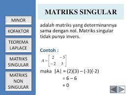What Is Matriks Singular H TWOBLOG