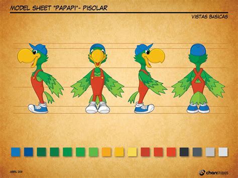 Papapi Pisolar Modelsheet By Blueytigercarlos2009 On Deviantart