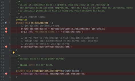 Firebase Cant Handle Refreshed Token In Custom Firebaseinstanceidservice Android Stack Overflow