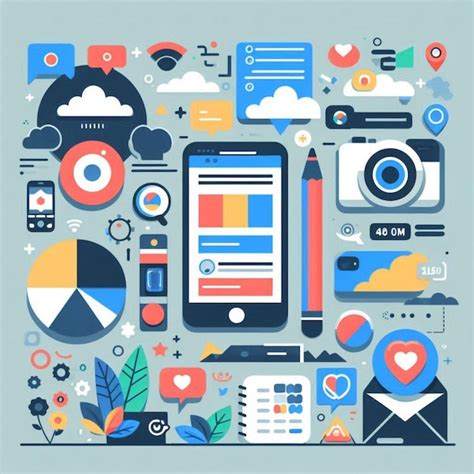 Modern Social Media Graphics Trendy Elements And Engaging Layouts