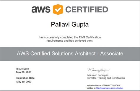 Pallavi Gupta On Linkedin I Am Glad To Share That I Got Aws Solutions Architect Associate 88