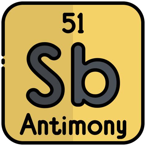 Antimony Generic Color Lineal Color Icon