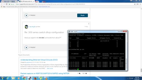 Solved Series Switch Dhcp Configuration Page Cisco Community