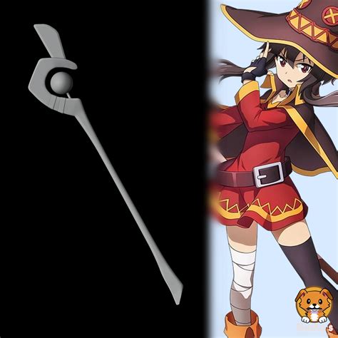 🎭 Megumin Staff Konosuba Cosplay Prop・free 3d File For 3d Printing