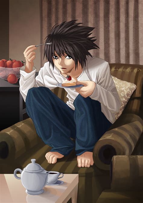 Death Note L By Insomniacvampire On Deviantart