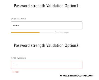 Test Your Password Strength Using Jquery