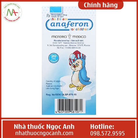 Thuốc Anaferon 3mg Có Phải Kháng Sinh Không Giá Bao Nhiêu Mua ở đâu