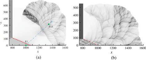 5 Numerical Soot Foils For A Planar Detonation Diffractions W 110 B Download Scientific
