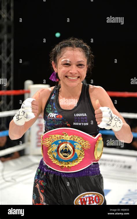 Sanda Hyogo Japan 20th Aug 2016 Louisa Hawton Aus Boxing