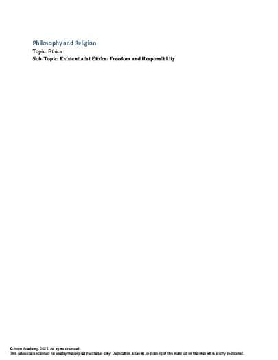 20 Writing Prompts Existentialist Ethics Freedom And Responsibility