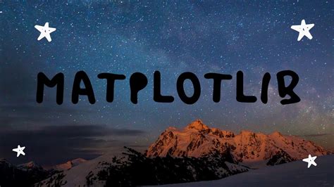 Python Matplotlib Tutorial Matplotlib Tutorial Python Tutorial