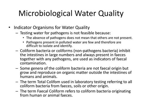 Ppt Water Quality Parameters And Measurements Powerpoint Presentation Id2136761