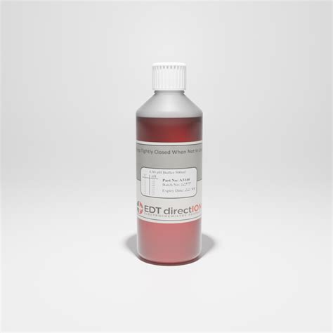 Ph 4 Buffer Solution Edt Direction