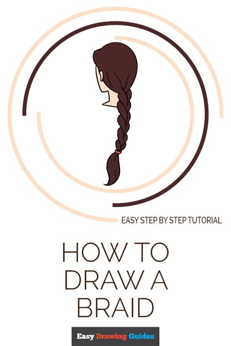 How To Draw A Braid Really Easy Drawing Tutorial Drawing Tutorial Easy Easy Drawings