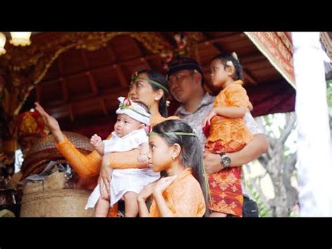 Upacara Nelu Bulanin Putra Ketiga I Nyoman Andikha Kharismayana - YouTube