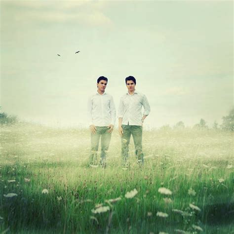 Seeing Double Dreamlike Symmetrical Portraits Of Identical Twins